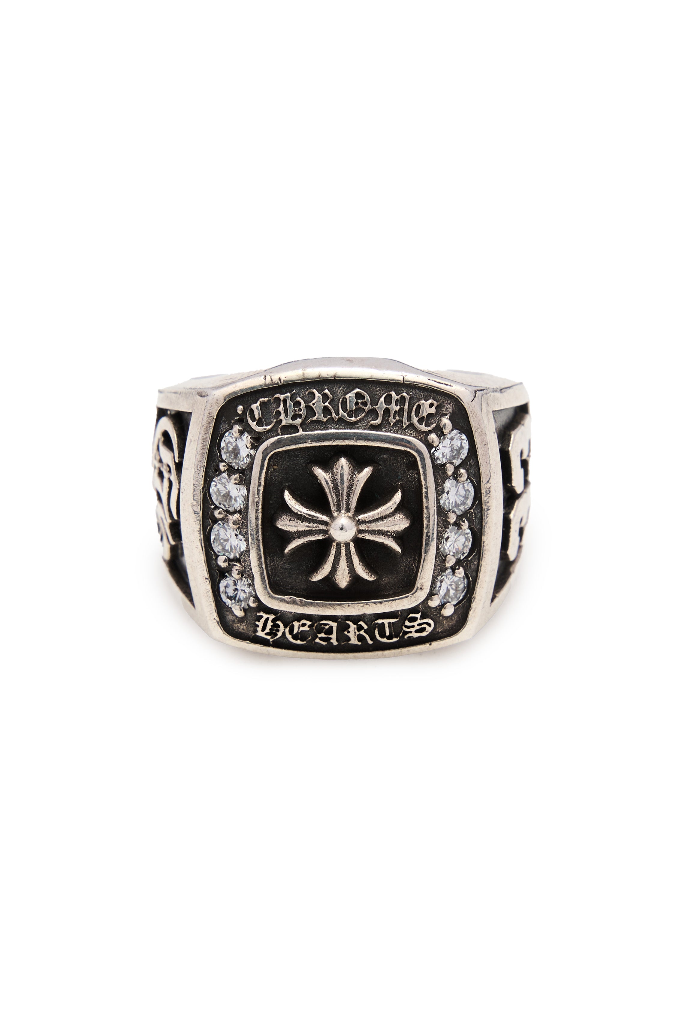 Chrome Hearts Diamond Championship Ring With Diamonds – Cycle Continues